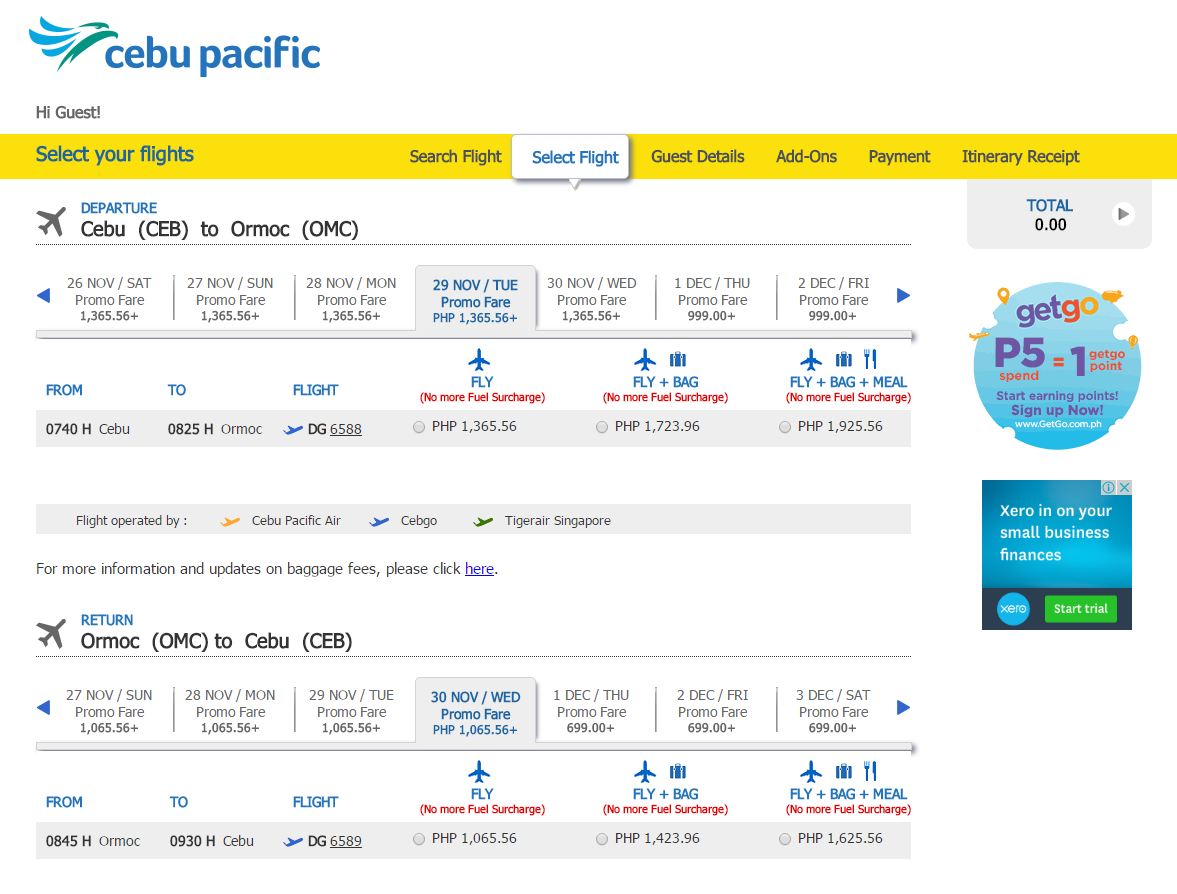 45 minute trip Cebu-Ormoc-Cebu each way via Cebu Pacific – Ormoc City ...