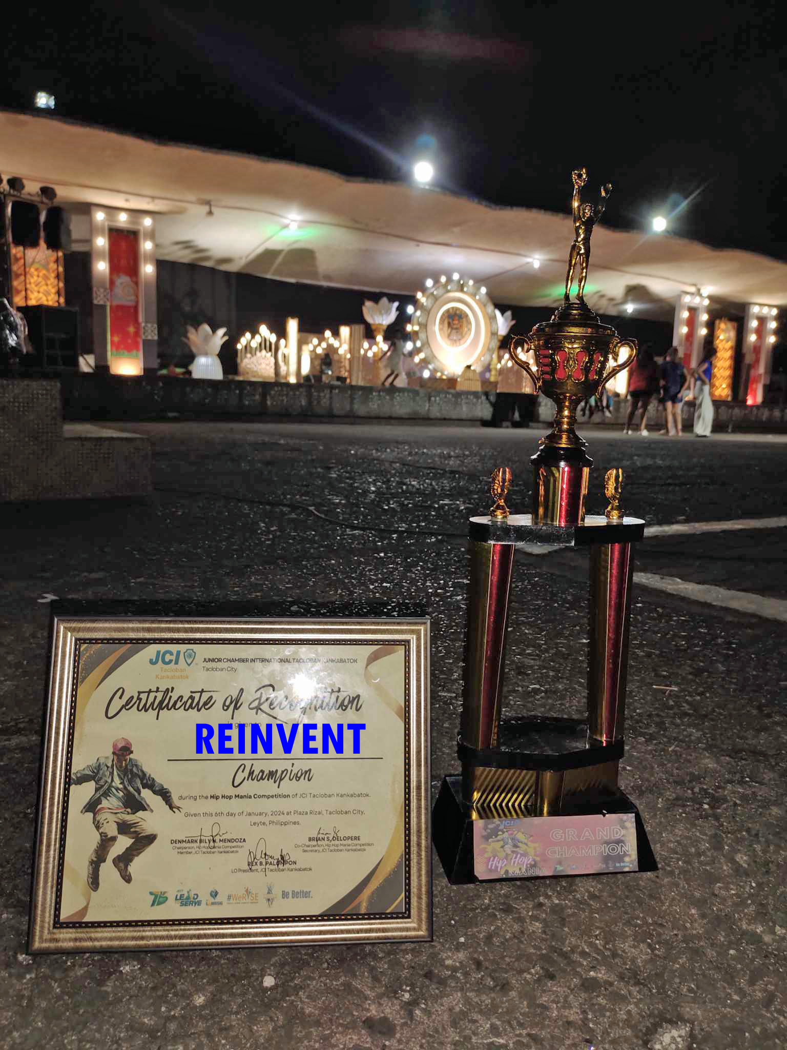 REINVENT declared as Champion in the recently concluded Hip Hop Mania ...